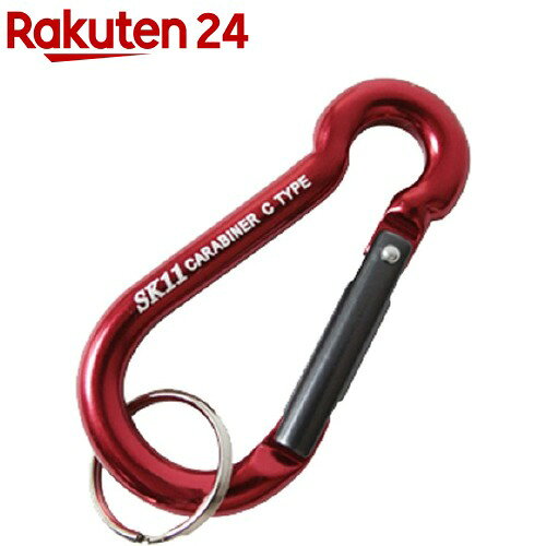 お店TOP＞DIY・ガーデン＞作業工具・大工道具＞作業工具＞ツールフック＞SK11 アルミカラビナ C 軽量・ズレにくい SAC-660C レッド (1コ入)【SK11 アルミカラビナ C 軽量・ズレにくい SAC-660C レッドの商品詳...