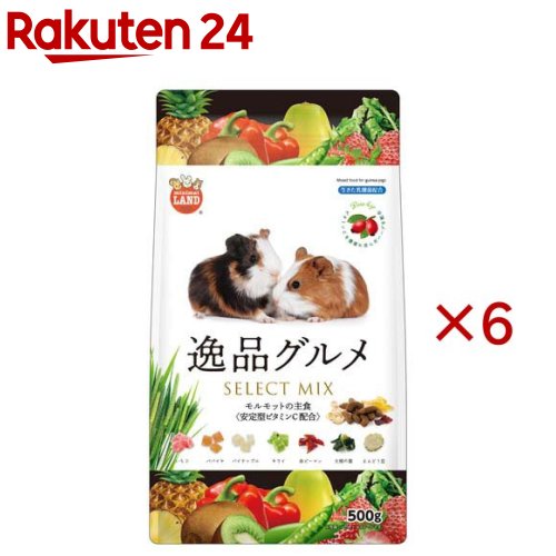 お店TOP＞ペット用品＞小動物用品＞モルモット用品＞モルモットフード＞モルモットの主食 逸品グルメ (500g×6セット)【モルモットの主食 逸品グルメの商品詳細】●モルモット専用のミックスフードです。●ビタミンC豊富な素材を配合、さらに安...