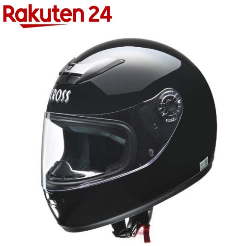 お店TOP＞DIY・ガーデン＞作業用品・安全用品＞安全用品＞ヘルメット＞CROSS バイク用 フルフェイスヘルメット 全排気量対応 ブラック (1セット)【CROSS バイク用 フルフェイスヘルメット 全排気量対応 ブラックの商品詳細】●基...
