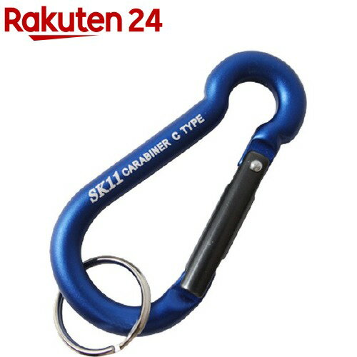 お店TOP＞DIY・ガーデン＞作業工具・大工道具＞作業工具＞ツールフック＞SK11 アルミカラビナ C 軽量・ズレにくい SAC-770C ブルー (1コ入)【SK11 アルミカラビナ C 軽量・ズレにくい SAC-770C ブルーの商品詳...