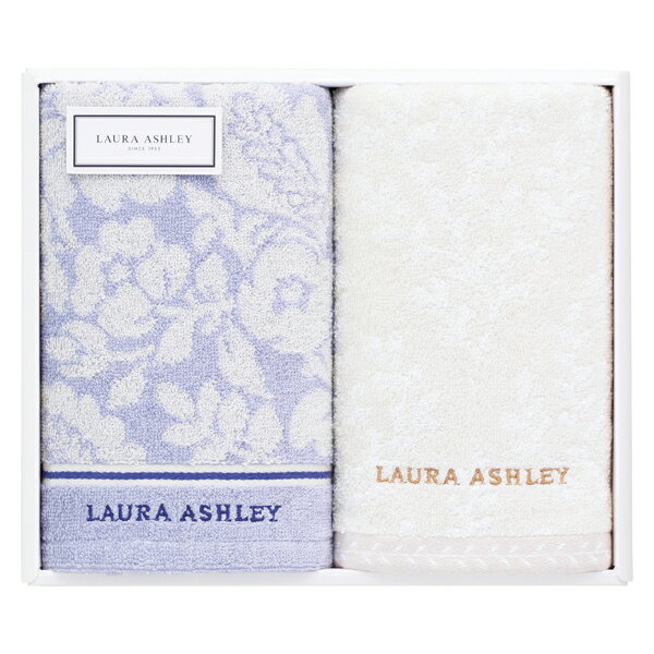 ギフト対応【送料無料】ローラ アシュレイは、1953年ロンドンで始まった英国のブランドです。花柄だけでなく、活動的な現代女性のライフスタイルに合わせた様々なデザインのウェアや小物を展開しています。■商品名：ローラ アシュレイ フェイスタオル...