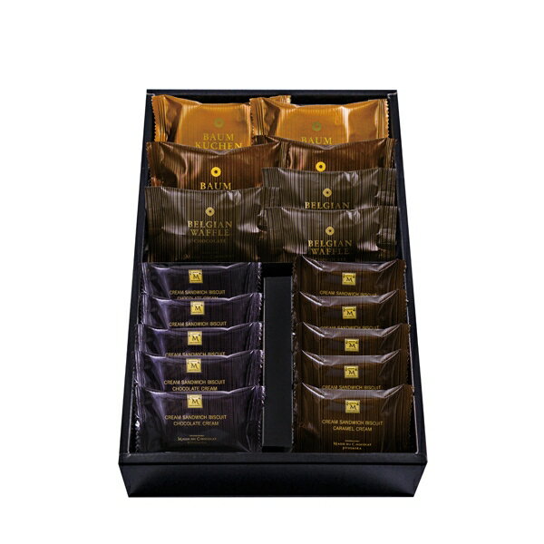 ギフト対応【送料無料】カカオのダイレクトトレードにこだわったショコラティエ。2019年にフランス、パリで開催されたサロン・デュ・ショコラに出展。■商品名：東京自由が丘 マジドゥショコラ監修 焼菓子ギフト■商品内容：ベルギーワッフル（ショコラ...