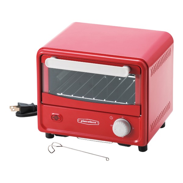 ギフト対応【送料無料】角型食パンが1枚入るコンパクトタイプなので、置きやすく場所に困りません。●オーブン内設定温度：200?230℃●温度ヒューズ：170℃●タイマー：30分計■商品名：ピアコローレ ミニオーブントースター■商品内容：商品2...