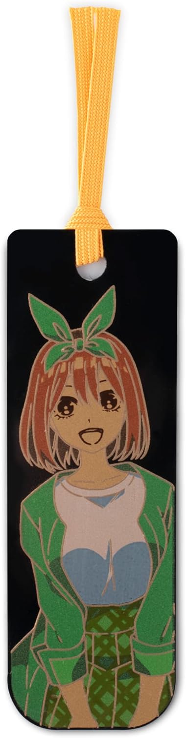 五等分の花嫁∬ 蒔絵しおり 中野四葉 しおり ブックマーク アニメ グッズ キャラクター よつば 五つ子 蒔絵 和風 伝統工芸 高級感 読書 本 栞 コレクション プレゼント ギフト 元気いっぱいの四葉と一緒に、素敵な読書タイムを！日本の伝...