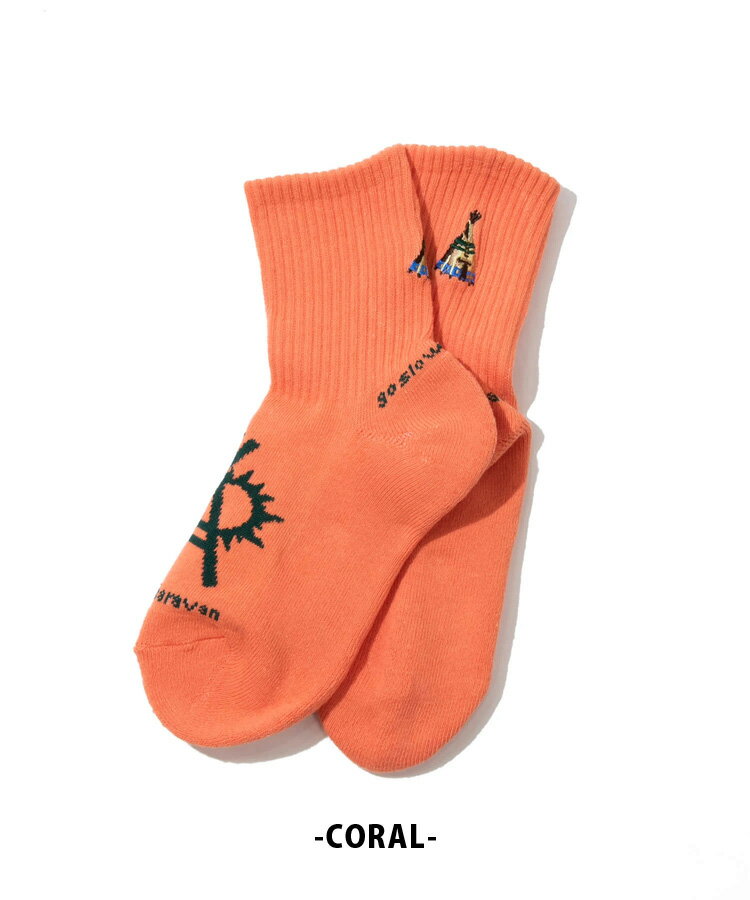 オススメポイント！ go slow caravan パイルジャガード刺繍クウォーターソックス ゴースローキャラバンオリジナル柄を足元に☆ ゴースローキャラバンオリジナル柄のジャガードソックスが登場☆ どれを買おうか迷ってしまう6色展開。 ク...