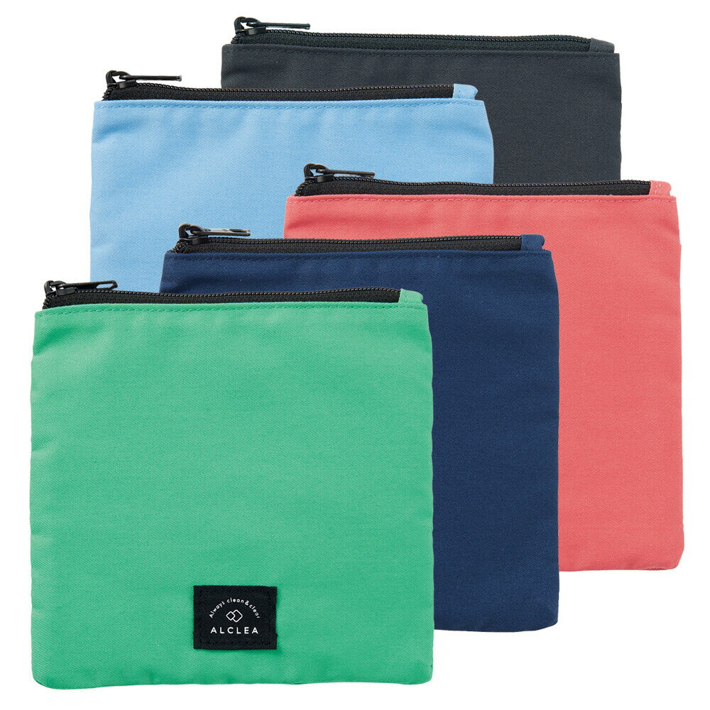 ALCLEAマスク＆ポーチセットは、クラボウの抗菌・抗ウイルス機能繊維加工技術を活用した素材を使用し、安心して繰り返し使えるアイテムです。洗って何度も使用できるため、経済的で環境にも優しい選択です。ポーチはカラフルでスタイリッシュなデザイン...