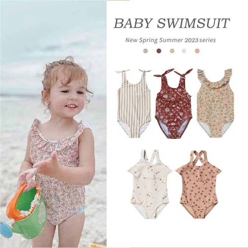 ベビーファッション＞水着商品名水着?ワンピース素材ポリエステルカラー5colorsサイズ画像通りそのほか伸縮性：あり　透け感：なし　厚さ：普通ポイントかわいい女の子のワンピース水着です、海やプールだけでなく、スイミングスクールや幼稚園、保育...