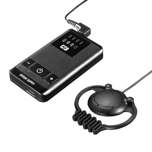 電波障害に強い2.4GHzデジタル帯でノイズの少ない安定した音声通信が可能です。 ツアーガイドや工場見学、社内業務でのソーシャルディスタンス確保にも最適です。 1台の子機からの音声発信も可能な双方向通信タイプです。 バッテリー内蔵で繰り返し...