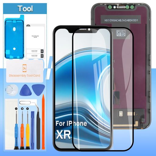 🎁【対応機種】:For iPhone XR 6.1 インチ A2105, A1984, A2107, A2108, A2106 モデルに対応 交換修理用液晶パネルセット。ご購入した前にご端末のモデルをご確認のほどよろしくお願...