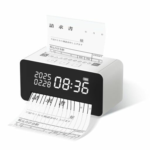 ✅「時計付け小型シュレッダー、工場累計出荷5万台突破!」このシュレッダーは、LEDクロックディスプレイ、造形がシンプルで高級で、5mmの細断ストリップカットで設計されており、シュレッダーとして使用することができ、時計として使用することができ...