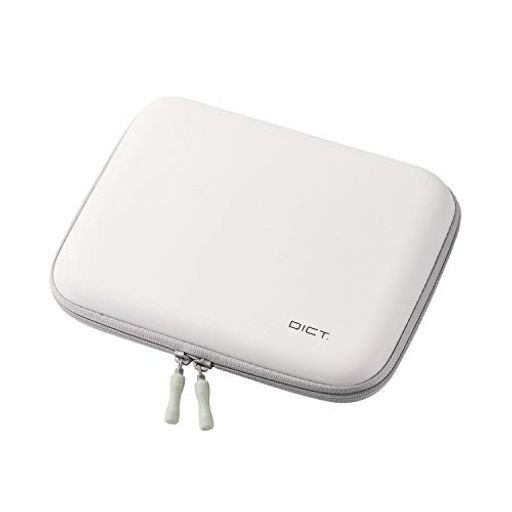 音声機能付き電子辞書に最適な、イヤホンを収納できるEVA素材セミハードタイプの電子辞書ケースです。 イヤホンを本体に装着したまま収納できるポケットが付いています。左右2ヶ所のコードホールで、どちらにイヤホンが付いていても収納可能です。また、...