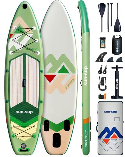 【プロレベルの体験と安全性】このインフレータブルスタンドアップパドルボードは初心者からプロまでオールラウンドに使えます:ボードはダブルフュージョンラミネート高密度ドロップステッチPVCコア、トレース密度14400トレース/平方メートル、軍用...