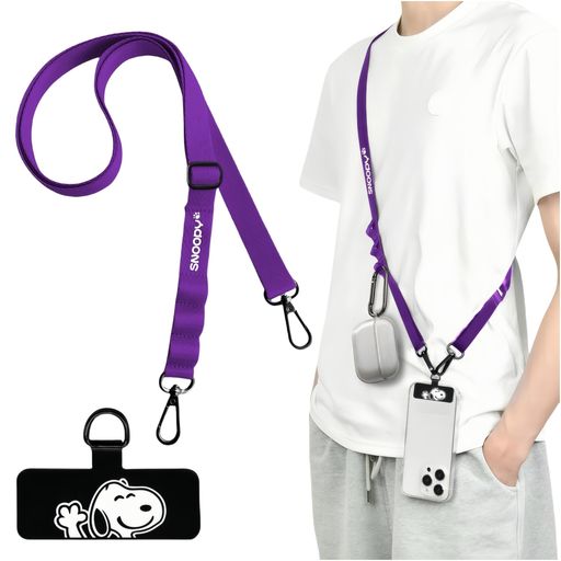 【ショルダーベルトの製品仕様】長さ調整範囲:85-140cm、幅2cm、重量:60g。ショルダーストラップ*1、ストラップカード付*1枚。ユニセックスデザイン、スマホストラップ斜めがけ/首掛け/肩掛け。 【強化素材】表生地には耐久性と高級感...