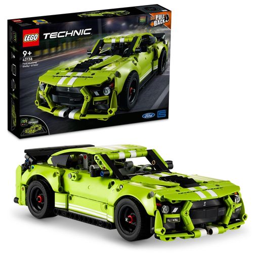 組み立て、レースごっこ、ディスプレイが楽しめるレゴテクニック フォード マスタング シェルビー GT500(42138)にドラッグレースのファンは夢中になります。 プルバックモーター2個を搭載し、後ろに思い切り引いて、手を離すと発進します。...