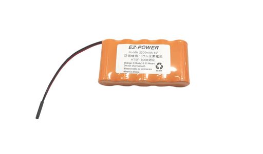 バッテリータイプ:Ni-MH 電圧:6.0V 容量:2200mah 充電方法について: 標準充電:220mAで11時間 急速充電:1100mAで2時間 充電回数:約500回