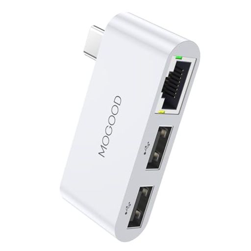 【1000 Mbps超高速】MOGOOD USB C イーサネットアダプタは10/100/1000 Mbps超高速ネットワークを持ち、オンラインゲームでもハイビジョンビデオを見たり、ファイルを転送したりするなど、ネットワーク性能を十分に発揮...