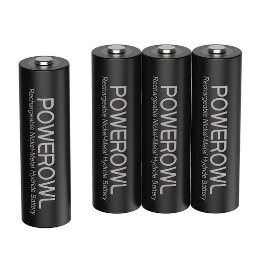 【超大容量単3充電電池】単3形充電式ニッケル水素電池4個パック。電池容量は2800 mAhで、超大容量で長時間使用できます。電圧は1.2 Vで、非常に安定しており、電気機器に害を及ぼすことはない。注:使用しないときはバッテリーを完全に充電し...