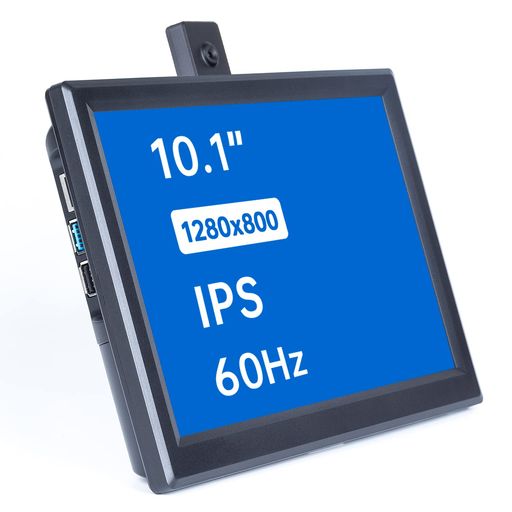 programming 【オールインワンRaspberryPiデスクトップPC】10.1インチRaspberryPiディスプレイはオールインワンデザイン(リアハウジング、電源管理、冷却ファン、カメラブラケットなどと統合)で、ラズパイ電子工作...