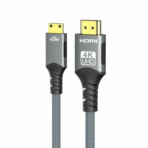 [高精細4K伝送]この4KHDMIからminiHDMIケーブルは、シームレスな高精細4K映像とオーディオ伝送を保証します。3840x2160ピクセルまでの解像度をサポートし、鮮明で鮮やかな画像と没入感のある音声を提供します。4Kテレビ、モニ...