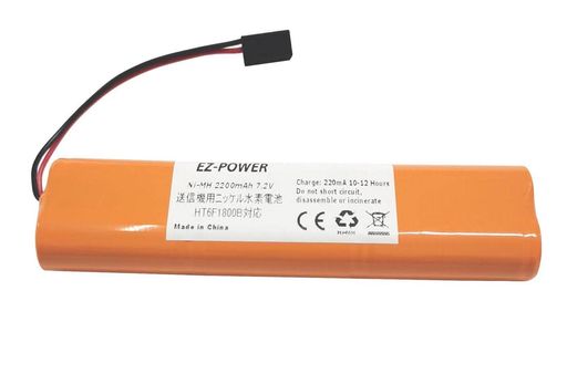 バッテリータイプ:Ni-MH 電圧:7.2V バッテリー容量:2200mah 充電方法について: 標準充電:220mAで11時間 急速充電:1100mAで2時間 充電回数:約500回