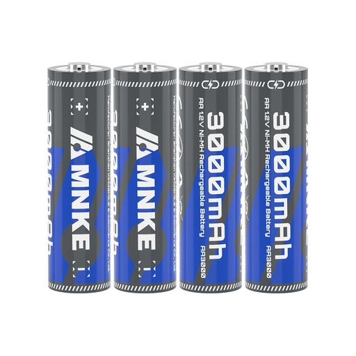🔋 【大容量・長持ちバッテリー】最大3000mAhのバッテリー容量を誇り、強力かつ長時間の電力供給を実現します。 🔄 【1200回以上の充電サイクル】1200回以上の充電が可能で、1個で使い捨てアルカリ電池1...