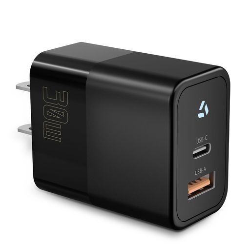 【PD30W急速充電器】弊社の30W急速充電器は、USB-C+USB-A二つのUSBポートを搭載し、PD3.0/QC3.0/AFC/PPSなどの充電規格を対応し、フル充電スピードは30Wに達することが可能です。従来の5W充電器に比べて約6倍...
