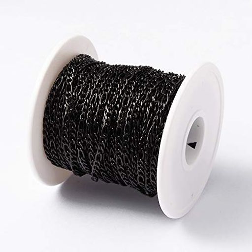 【仕様】:星(白抜き)サイズ:幅3mm、約10m/巻。リンク:4x3x0.8mm、6.5x3x0.8mm。星(白抜き)カラー:ブラック。星(白抜き)数量:1巻入り。 【素材】:優れた304ステンレス素材で作られ、錆びない耐久性があり、傷つき...