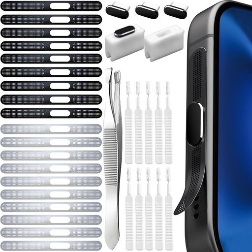 幅広い用途:foriPhone16/16Pro/16Plus/16ProMax/15/15Pro/15Plus/15ProMaxのスマートフォンスピーカーに対応 機能:長期間の使用による携帯電話スピーカーへのホコリの蓄積を防ぎます。携帯電話...