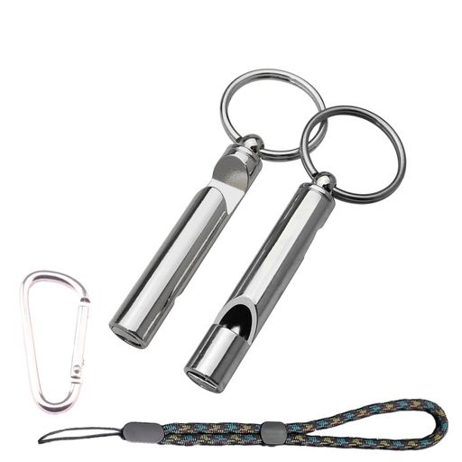 1、[パッケージ内容]:シルバー亜鉛合金ホイッスル*2+シルバークラスプ*1+カモフラージュロープ*1 2.[大音量で遠くまで響く防災ホイッスル]:災害や緊急時に頼りになる「緊急ホイッスル」。遠く離れた場所にも音が届くため、救助を呼ぶ際や自...