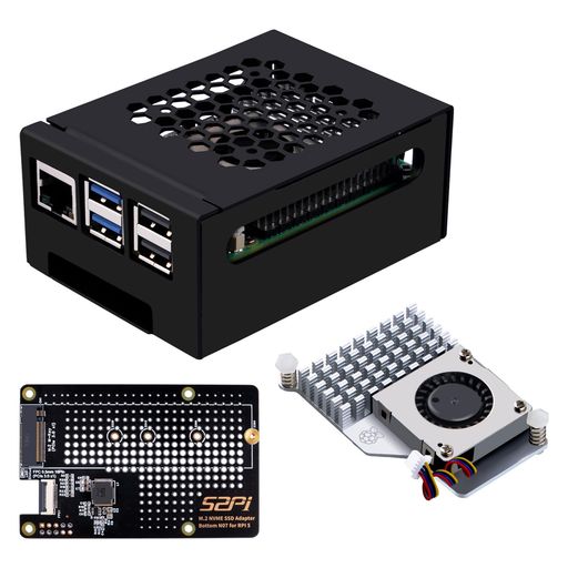 Pi5に簡単にアクセス:GeeekPiN07メタルケースは、RaspberryPi5のUSB-C電源ジャック、マイクロHDMIポート、USBポート、イーサネットジャック、SDカードスロット、電源ボタンなどに簡単にアクセスできます。 互換性:...