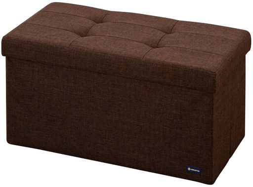 サイズ:30x60x30cm 腰掛けとして便利なスツール ソファのオットマンとしてもおすすめ 内側は収納スペースで、散らかる小物もスッキリ収納 ポリエステル(麻風素材)繊維板・不織布・ウレタンフォーム