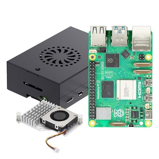 包装リスト:Pi 5 8GB(技適マーク付) 、金属ケース、アクティブ冷却器 ラズベリーパイ5が新しくアップグレードされ、市場に衝撃を与えています:新しい世代のラズベリーパイ5は、パフォーマンスが大幅に向上しています。ラズベリーパイ4と比較...