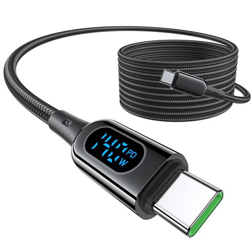 【PDで最大140W充電を実現】最大140Wの超高速充電を実現するUSBPD対応ケーブル。28V/5Aの高出力でスマホ・タブレット・ノートPCの充電時間を大幅に短縮。PD3.1規格により5V/3A(15W)から28V/5A(140W)まで自...