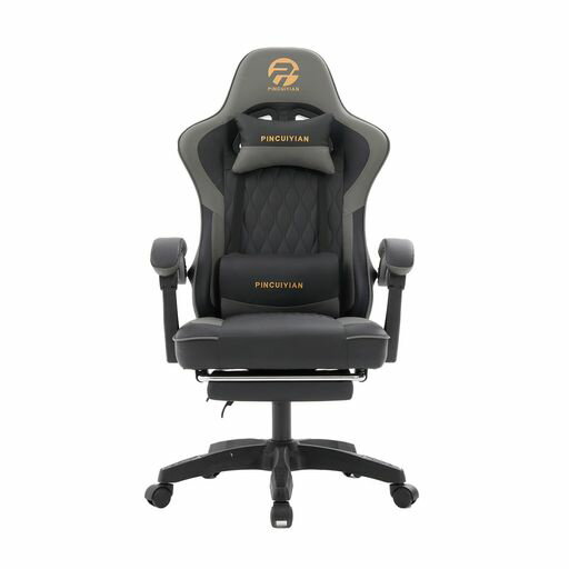 【多機能な椅子】ゲーミングチェアの背もたれを135°まで無段階で調整できる機能を備えています。さらに、PCチェアは収納可能なフットレスト、連動式肘掛け、上下9cmの昇降範囲、360°スムーズな回転を備えており、様々な姿勢での座り方をサポート...