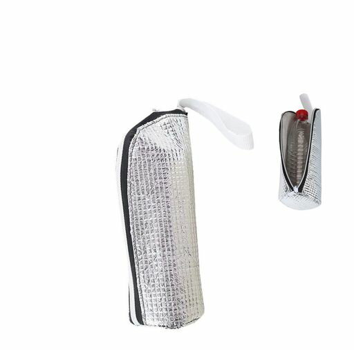 【効率的な温度制御の2つの効果】厚い真珠綿+厚いPE+アルミニウム箔錫紙の3層の保温材質を頼りにして、アルミニウム箔生地と加絨内胆を組み合わせて、強力な保温保冷を実現して、気軽に飲み物の適温をロックして、環境温度差の影響を恐れない 【軽量折...