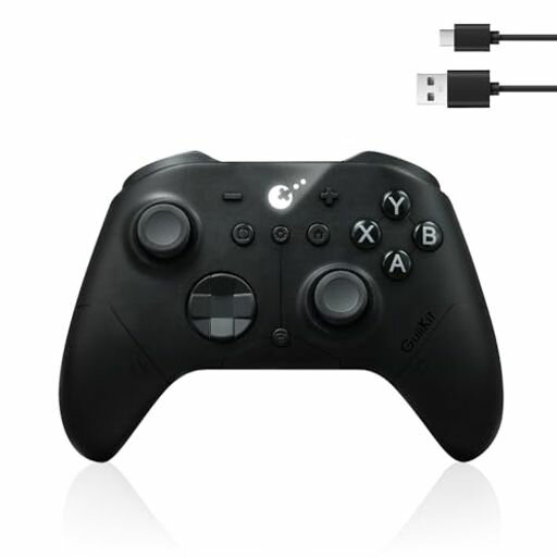【eスポーツレベルの超高速無線コントローラー&amp;幅広い互換性】GuliKit独自開発の「Hyperlink 2」ワイヤレス技術により、PCのBluetoothモードでは730Hzのポーリングレートで3.25msという超低の遅延を実現す...