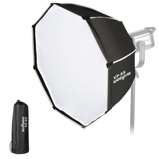 【Ninja400COBビデオライト適用】VP-65ソフトボックスはNinja400および他のボーエンズマウントC0Bライトに設計されており、八角形のソフトボックスはスクエア型よりも均一に光が分散するのでより柔らかい光を当てることができます...