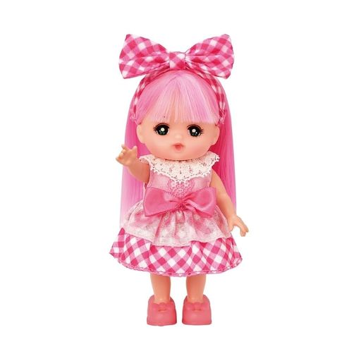 ポケットメルちゃんシリーズ 対象年齢:3歳以上 セット内容:メルちゃん(パンツ・ヘアバンド・ワンピース付)、くつ、ブラシ、ミニガイド 手のひらサイズで、いつでもどこでもつれて遊べるポケットメルちゃんシリーズ。メルちゃんは氷水で冷やすと髪の色...