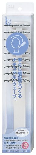 防菌、軽量、ドライヤーの熱風をよく通す 商品サイズ(幅x奥行x高さ):45mmx34mmx237mm 原産国:中国 内容量:1個 材質:毛:ナイロンハンドル:ABS樹脂