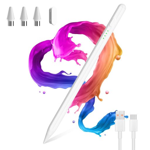 【2026年最新超精密センサー】Ralkepyタッチペンは全モデルに対応し、真の遅延0と切断0です。1.5mmの極細ポイントはピクセルレベルの精度で、メモを取ったり小さなポイントを書いたりするときでも、細かい操作に十分なスペースを提供します...