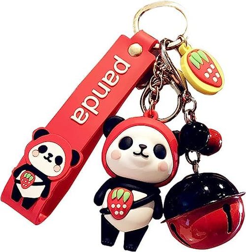 🌸サイズ:4cmX6cm、帯長11cm 🌸材質:このかわいいパンダキーホルダー、ペンダント部分は良質なゴムPVCを採用し、キーホルダーは良質な金属で作られ、長持ちします。 🌸軽くてコンパクト:...