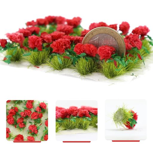 ジオラマ用素材 草 花 模型 入数:1箱花:20本+15個モデルベース 素材: 花草:樹脂。台座:ABS 台座サイズ:正方形:25 * 25mm ,ラウンド:32mm、42mm、50mm,楕円形:66*35mm(品種ごとに3つ) アプリケー...