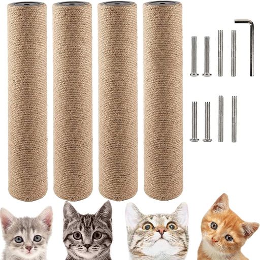 スクラッチ 安全性:環境に優しい素材で作られて、すべての染料はあなたの猫にとっては無毒で無臭であり、安全です。私たちの猫のおもちゃは鋭いものを持っていないし、あなたの猫を傷つけないでしょう。 耐久性良い:他の爪とぎポールより、厚さ3mmの紙...