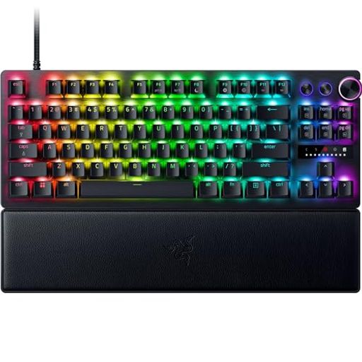 究極の速さを実現するラピッドトリガーモード、最先端のアナログオプティカルスイッチを搭載アナログオプティカルキーボード、「Huntsman V3 Pro Tenkeyless 」の登場です。アクチュエーションの微調整も可能。これこそ、本当に自...