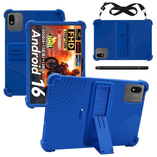 対応機種:HeadwolfWPad6/AlphawolfLPad2S10.1インチ。注:ご購入前に、お使いのデバイスのモデルが製品リンクに記載されている対応機種と一致していることを確認してください。 スタンドは安定感があり滑りにくく、お好み...