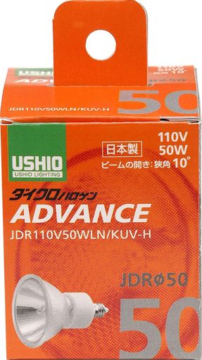 メーカー型番:G-271H サイズ:バルブ径5x全長6.2cm 本体重量:47g 原産国:日本 口金:E11 定格電圧:110V 定格消費電力:50W 定格寿命:約3000時間 ビーム角:狭角10° 消費電力: 40.0 watts