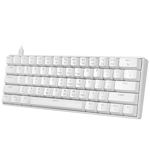 【コンパクト設計で省スペース】61キーのミニマムレイアウトにより、デスクスペースを大幅に確保できます。脱着可能なType-Cケーブルを採用しており、ビジネス出張からゲーム、オフィスワークまで幅広いシーンでご利用いただけます。テンキーレス設計...