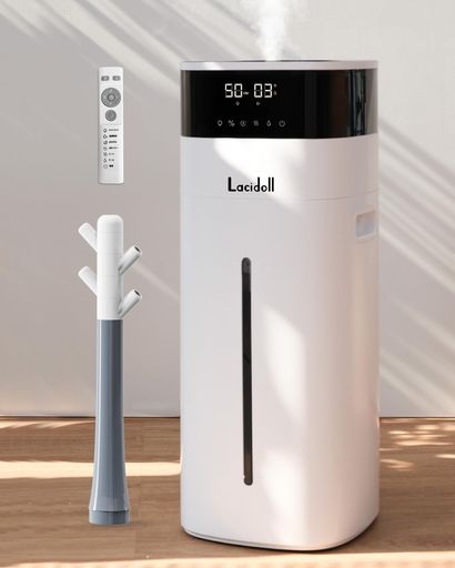 【20L大容量加湿器・加熱式加湿器】LACIDOLL加湿器はハイブリッド式で、加熱式と超音波式を組み合わせた設計により、一年を通して快適にご使用いただけます。乾燥した季節には、超音波式で冷たいミストを放出し、室温に影響を与えずに加湿できます...