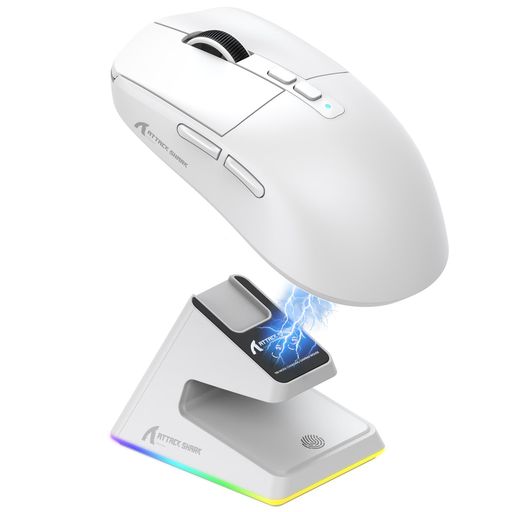 技適認証番号:219-239395 【マグネットRGB充電スタンド】このゲームマウスは磁気充電ドックが付属しています。置くだけで充電可能、磁気吸引により、マウスを表面に長時間しっかりと貼り付けることができます。充電ドックの底部には最新のRG...