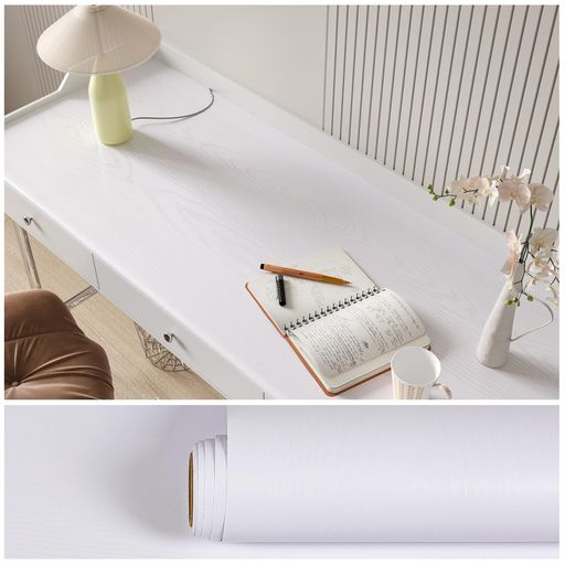 【ウォールステッカのーサイズ】:40cmx3m貼り付け説明書付き色:白木目調(動画をご参考くだい);お好きな長さに木目調カッティングして活用できます。裏面は嬉しい目盛り付でDIY初心者の方でもお気軽にお試しいただけます 【簡単に家具を再生】...